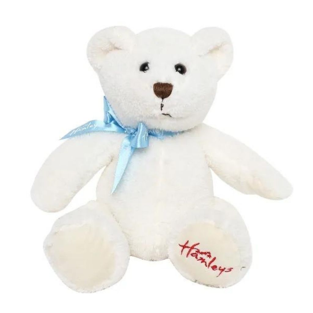 Arush pellushi i bardhë me fjongo blu - Hamleys