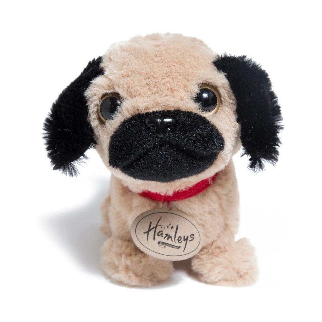 Qenush pellushi bezheë me të zezë me bateri - Hamleys