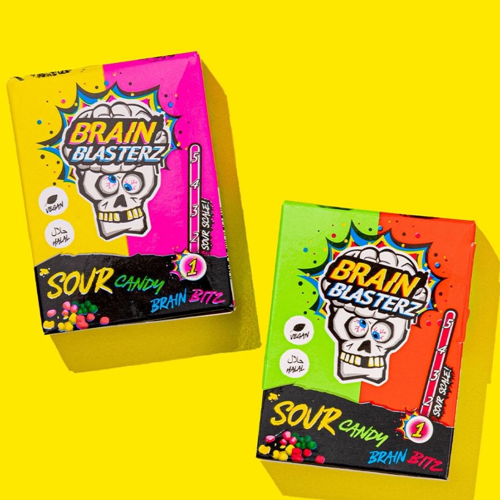 Karamele të athta Brain Blasterz - Hamleys