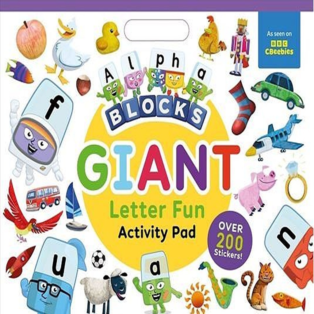 Blocks Letter Fun Giant Activity Pad - Hamleys