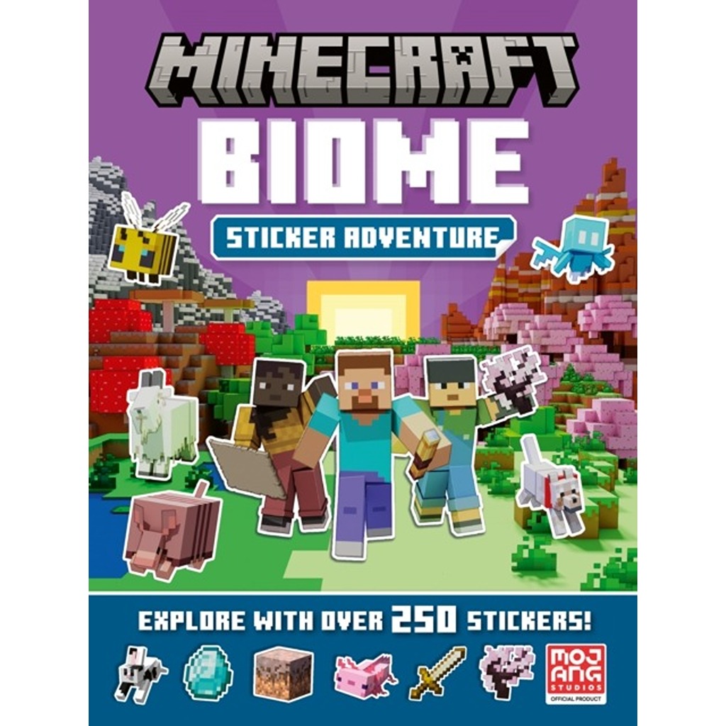 Minecraft Biome adventure, Sticker book - Hamleys